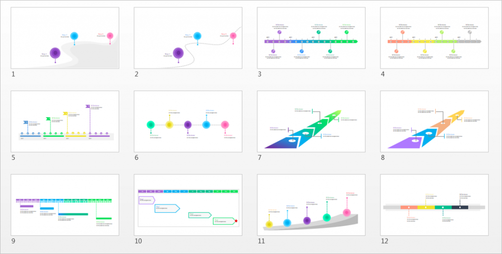 A Beautiful, Editable PowerPoint Timeline Template (Free) A Beautiful, Editable PowerPoint Timeline Template (Free)