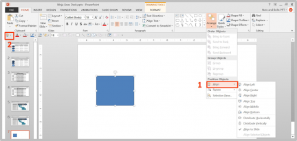 How To Align Objects in PowerPoint