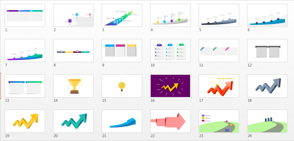 Gorgeous Presentation Graphics & Shapes [Free Library]